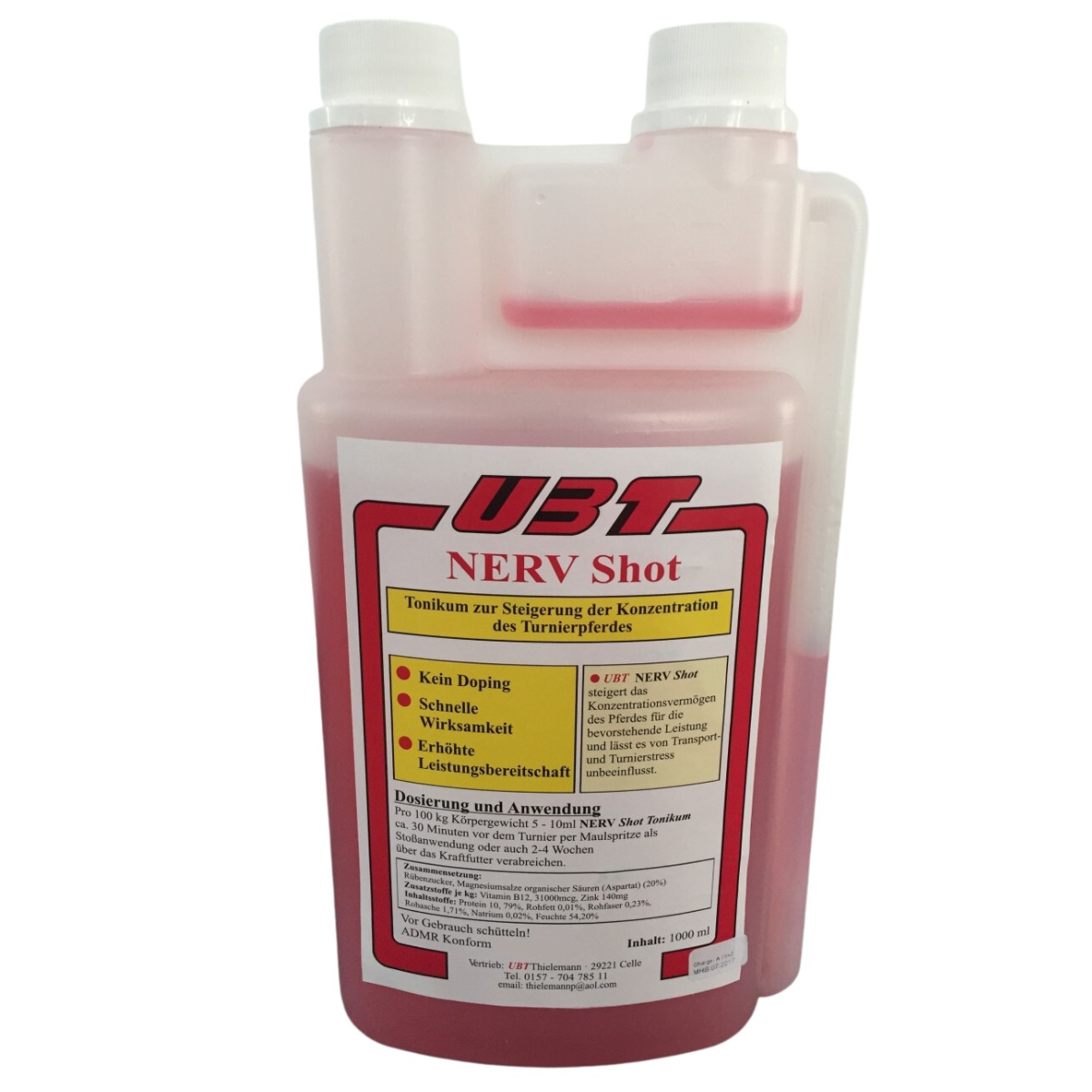 UBT Nerv Shot | Magnesium für Dein Pferd | care4animals.de